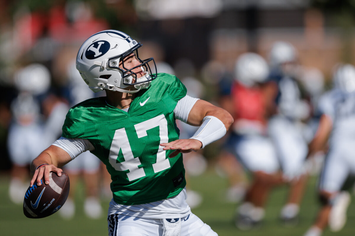 Bear up: Freshman Bear Bachmeier takes the lead in BYU’s quarterback ...